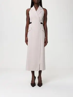 Max Mara Cotton And Wool Blend Midi Dress - Cream