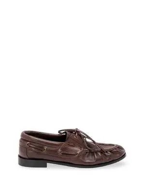 Saint Laurent Leather Mag Loafers