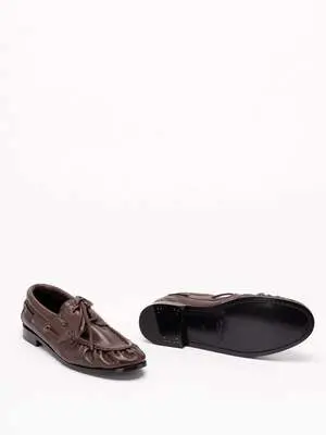 Saint Laurent Leather Mag Loafers - Multicolor