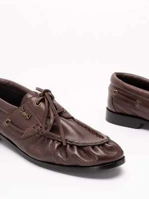 Saint Laurent Leather Mag Loafers - Multicolor