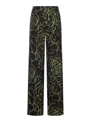 Dries Van Noten Wide Leg Trousers