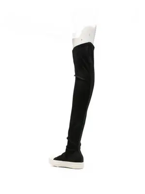 Rick Owens Over-the-knee Denim Boots - Multicolor