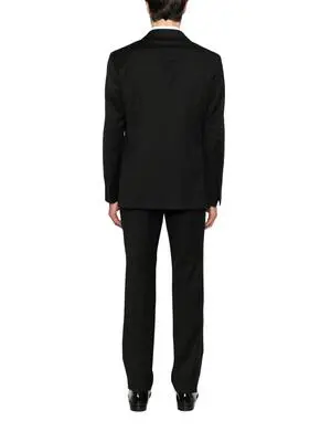 Tagliatore Two-piece Wool Dress - Black