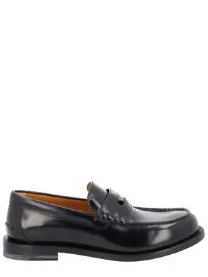 Gucci Leather Loafer - Black