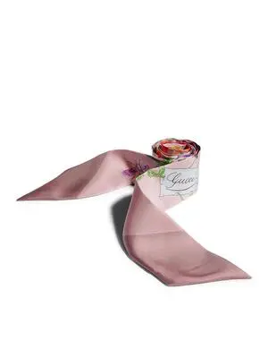 Gucci Printed Silk Ribbon