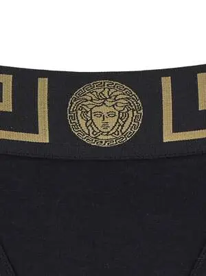 Versace Greca Slip - Black