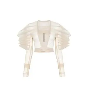 Rick Owens Neutrals Tops Blouses - Cream