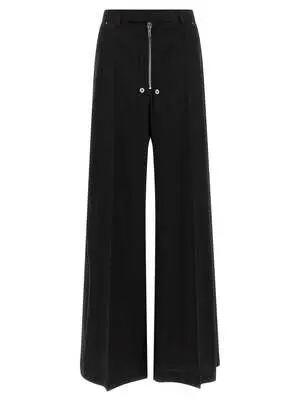 Rick Owens Tailored Wide Belas' Pants - Black