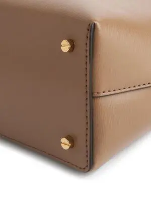 TOTEME T-lock Leather Clutch - Multicolor