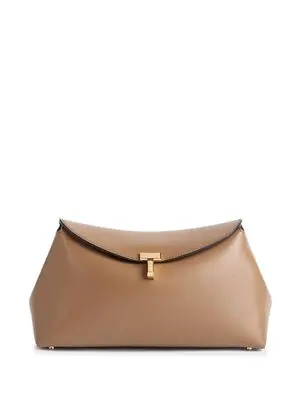 TOTEME T-lock Leather Clutch - Multicolor