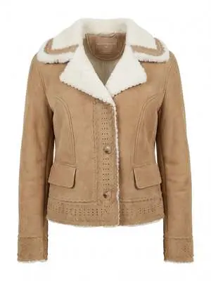 ERMANO SCERVINO Ermanno Scervino Shearling Jacket - Multicolor