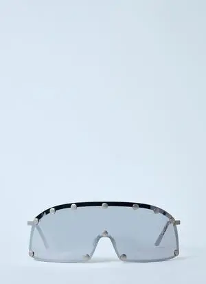 Rick Owens Performa Shielding Sunglasses - Silver