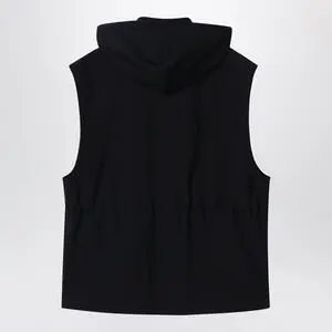 Auralee Wool Canvas Gilet With Drawstring
