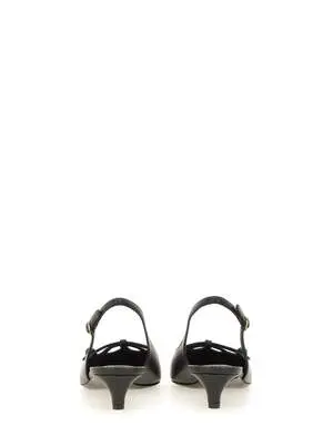 Dolce & Gabbana Tassel Slingback Shoe - Black