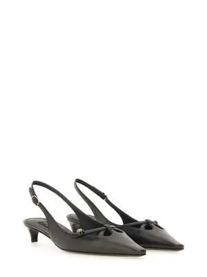 Dolce & Gabbana Leather Slingback Shoe