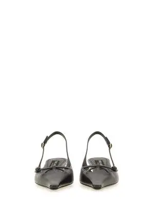 Dolce & Gabbana Leather Slingback Shoe