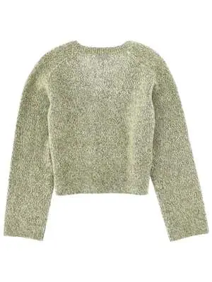 GANNI V-neck Sweater - Green
