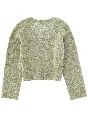 GANNI V-neck Sweater - Green