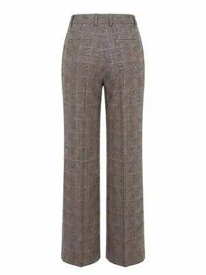 ERMANO SCERVINO Ermanno Scervino Checked Wool Trousers
