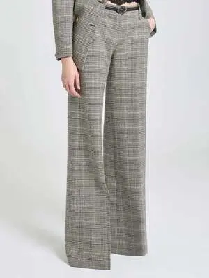 ERMANO SCERVINO Ermanno Scervino Checked Wool Trousers