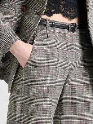 ERMANO SCERVINO Ermanno Scervino Checked Wool Trousers