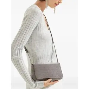 Brunello Cucinelli Neutrals Satchels & Cross Body Bags - Cream