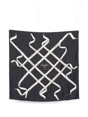Celine Printed Silk Foulard - Multicolor
