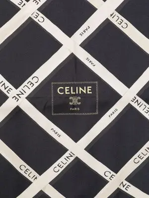 Celine Printed Silk Foulard