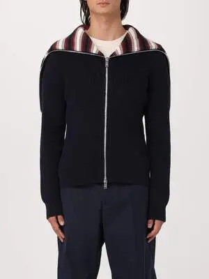 Bottega Veneta Zip Up Sweater - Blue