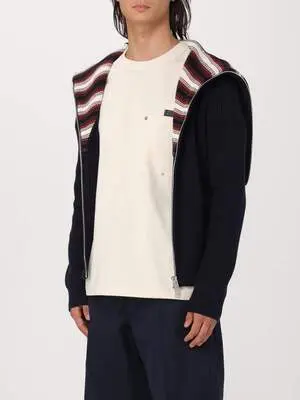 Bottega Veneta Zip Up Sweater - Blue