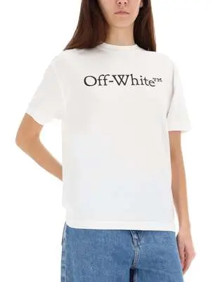 Off-White T-shirt With Logo