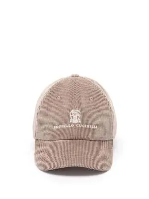 Brunello Cucinelli Corduroy Baseball Cap - Multicolor