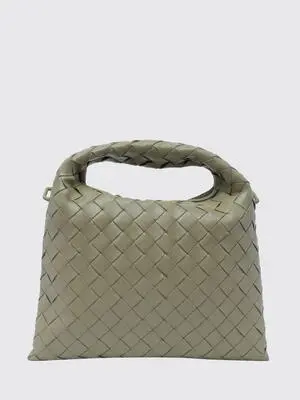 Bottega Veneta Hop Woven Leather Bag - Green