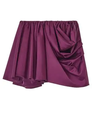 GANNI Draped Miniskirt - Multicolor