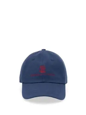 Brunello Cucinelli Embroidered Cotton Baseball Cap - Multicolor