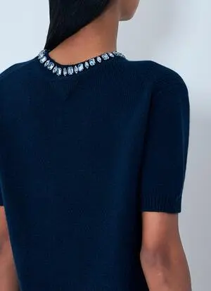 Prada Wool And Cashmere Crew-neck Sweater