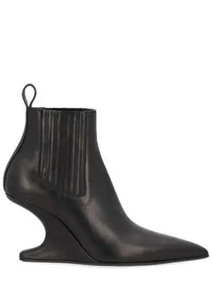 Rick Owens Ankle Sharp Boot - Black