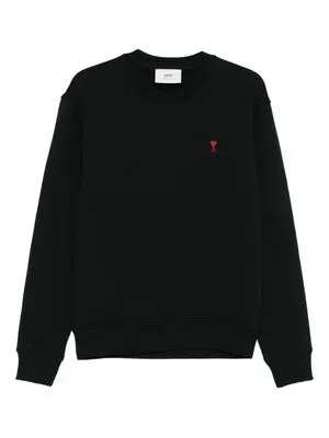 AMI Paris De Coeur Cotton Sweatshirt - Multicolor