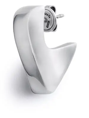 Bottega Veneta Small Disc Earrings - Silver