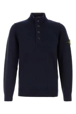 Stone Island STONE ISLAND Wool Blend Sweater Blue
