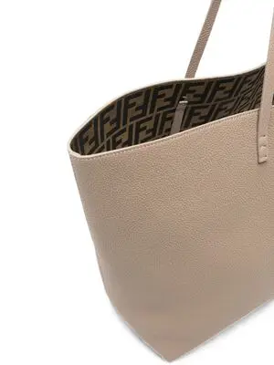 Fendi Roll Medium Leather Tote Bag