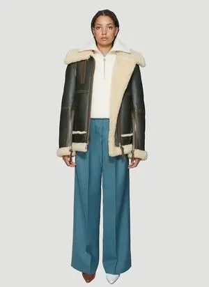 Acne Studios Long Raf Shearling Jacket