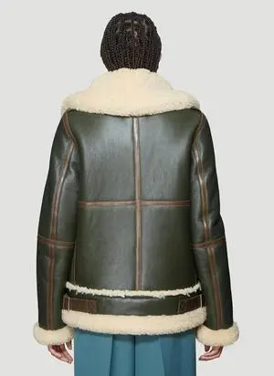 Acne Studios Long Raf Shearling Jacket