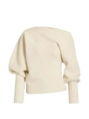 Alberta Ferretti Wide Boat-neck Sweater - Multicolor