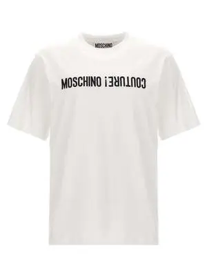 Moschino Logo Embroidery T-shirt - Multicolor