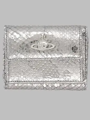 VIVIENNE WESTWOOD Portafoglio Con Dettaglio Orb - Gray