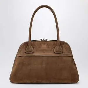Miu Miu Medium Vivant Bag In Cocoa Suede Leather - Brown