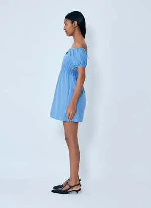 Miu Miu Plaid-pattern Mini Dress