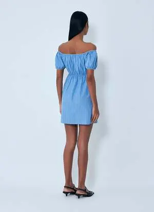 Miu Miu Plaid-pattern Mini Dress