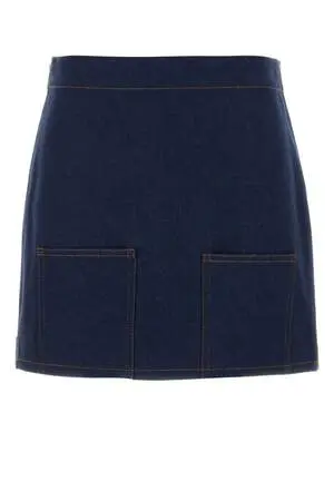 Fendi Denim Mini Skirt - Blue